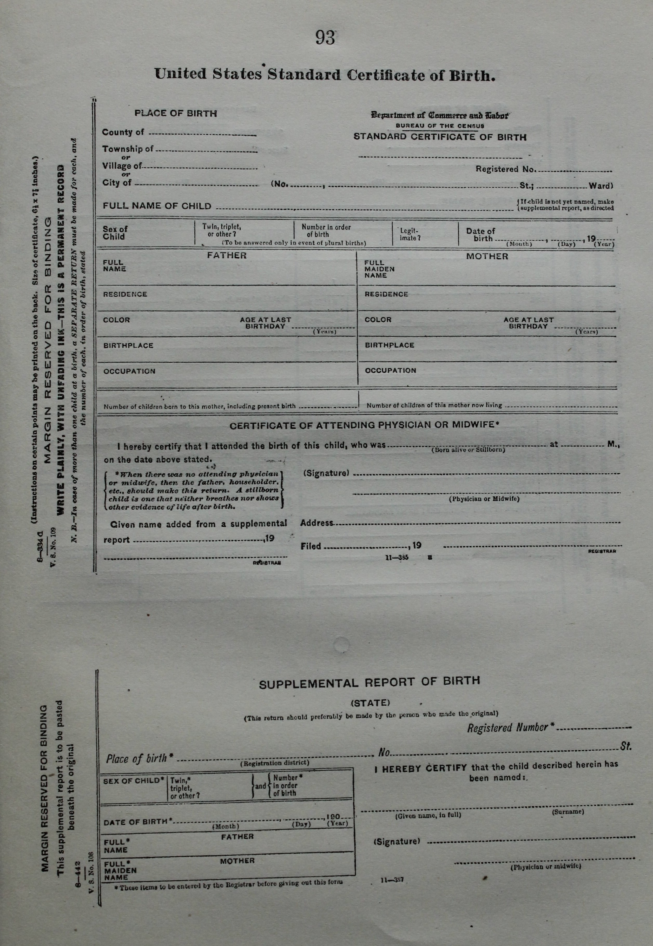 Birth Certificate Standardization | Our Data, Our Selves